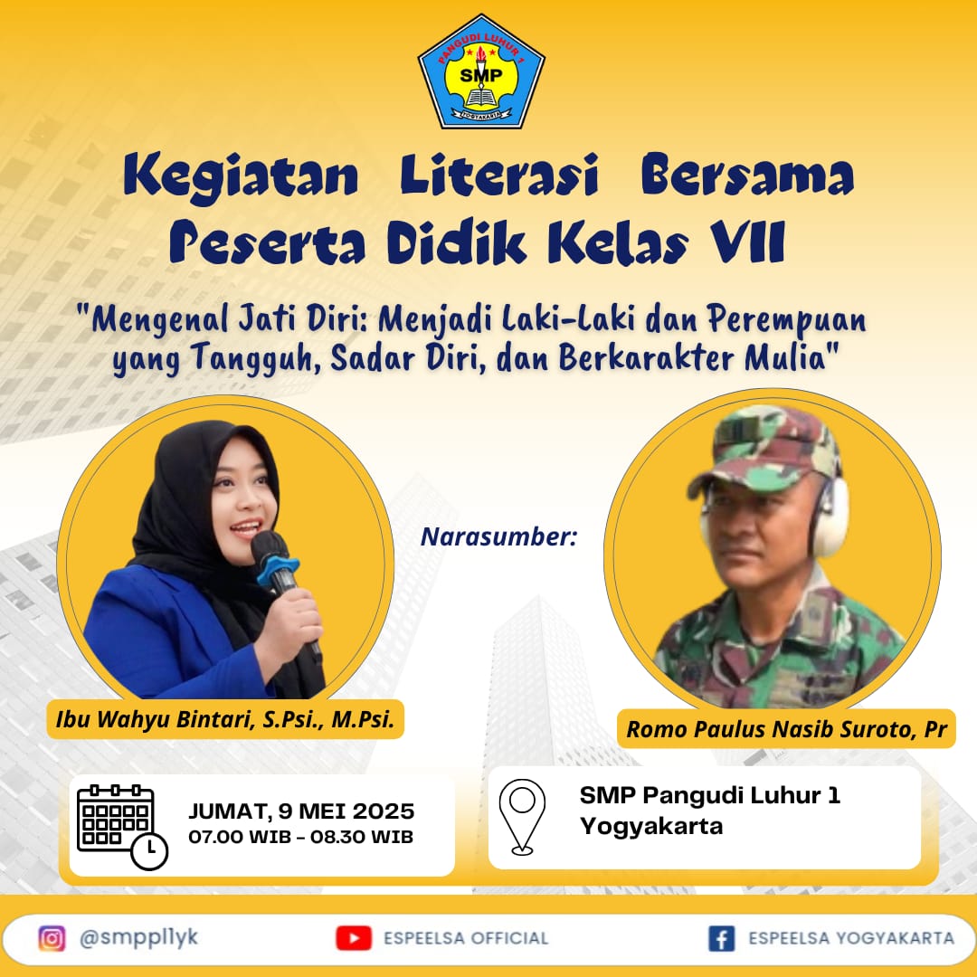 Literasi Mengenal Diri – SMP Pangudi Luhur 1 Yogyakarta